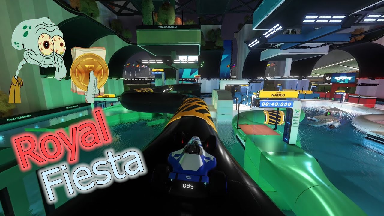 Trackmania- Track of the day. Oct 1, 2022 | Gold: 0:52.172 | (1/10/22 ...