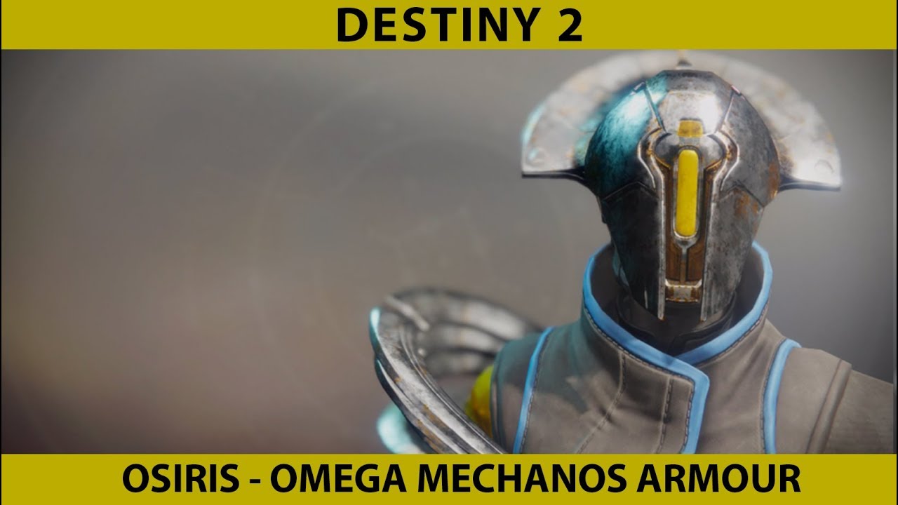 Destiny 2. Curse of Osiris Omega Mechanos Armour Set. - YouTube