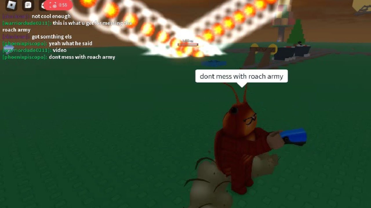 Don't mess with roach army - YouTube