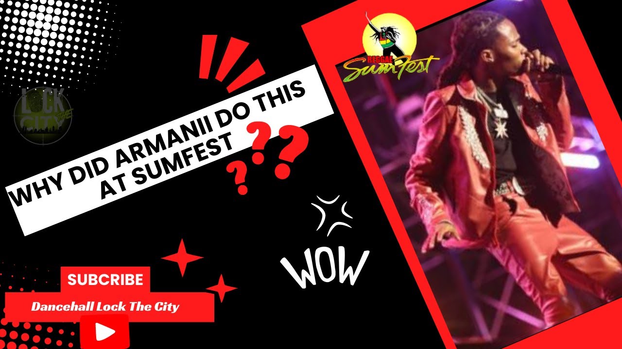 Armanii Live At Reggae Sumfest 2024 - YouTube