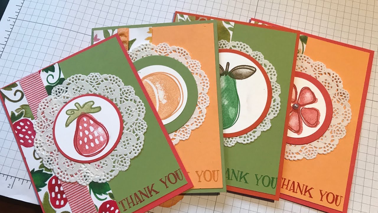 Fresh Fruit Stamp Set - Episode 1 - YouTube