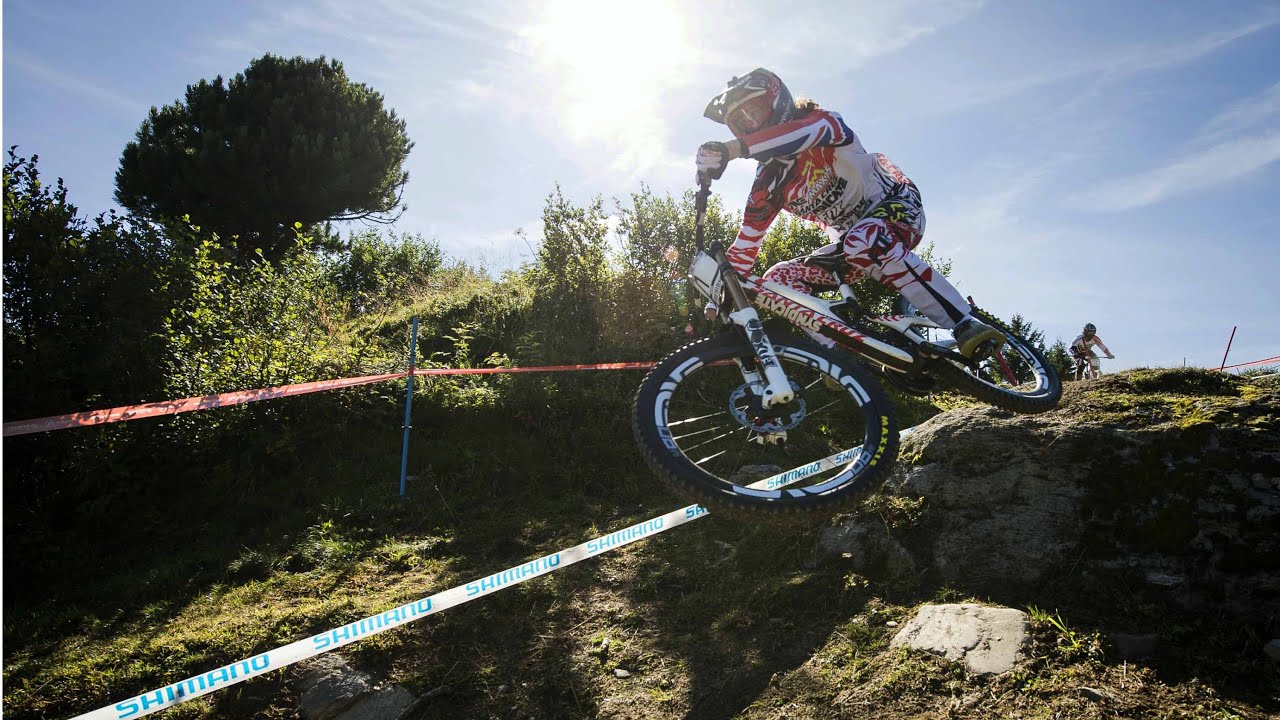 High Speed DH Mountain Biking in Meribel - UCI MTB World Cup 2014 Recap ...