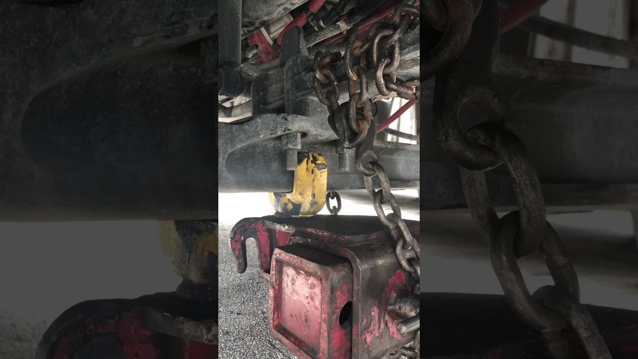 Front axle tie down, the way I do it. - YouTube