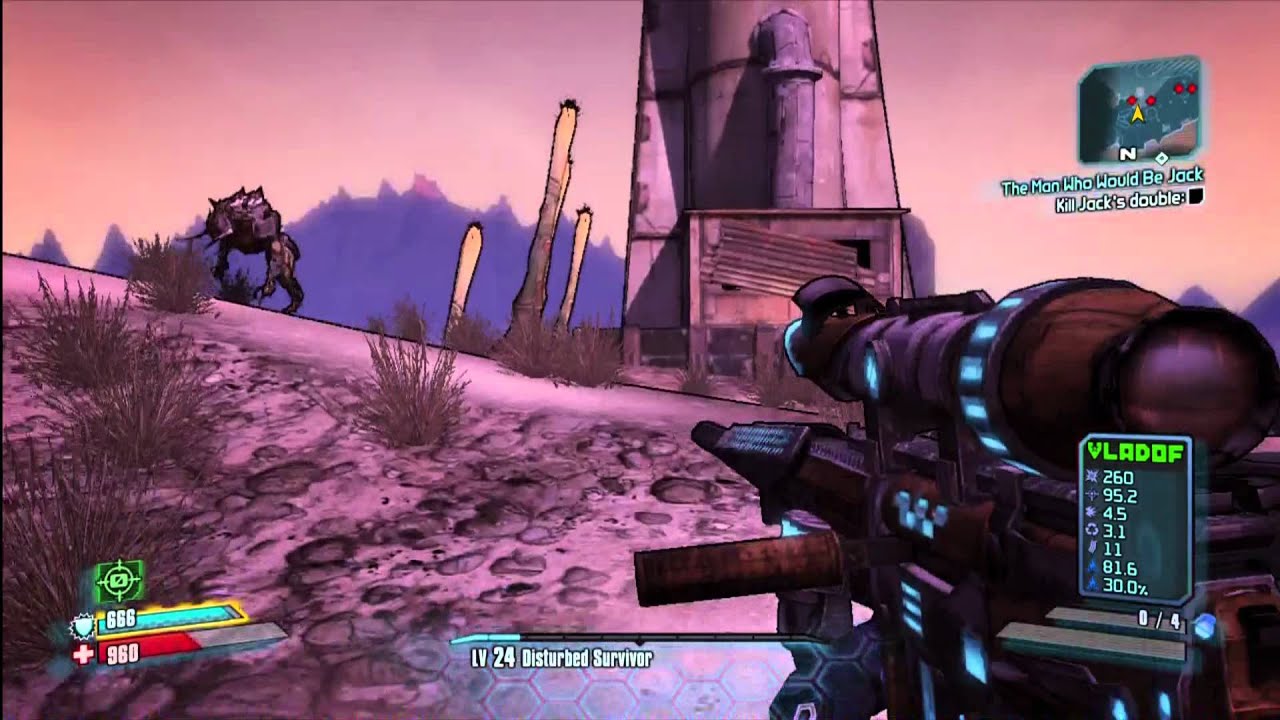 Borderlands 2 : The Curse of the Bane (Energizing Bane Gun) - YouTube