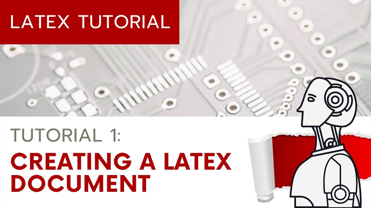 Updated Latex Tutorial 1 Creating A Latex Document Youtube