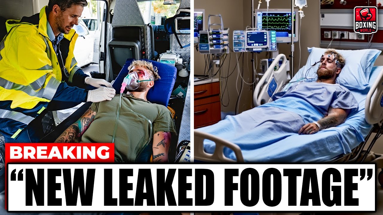 Footage Of Jake Paul Going To Hospital After Training Session Goes ...