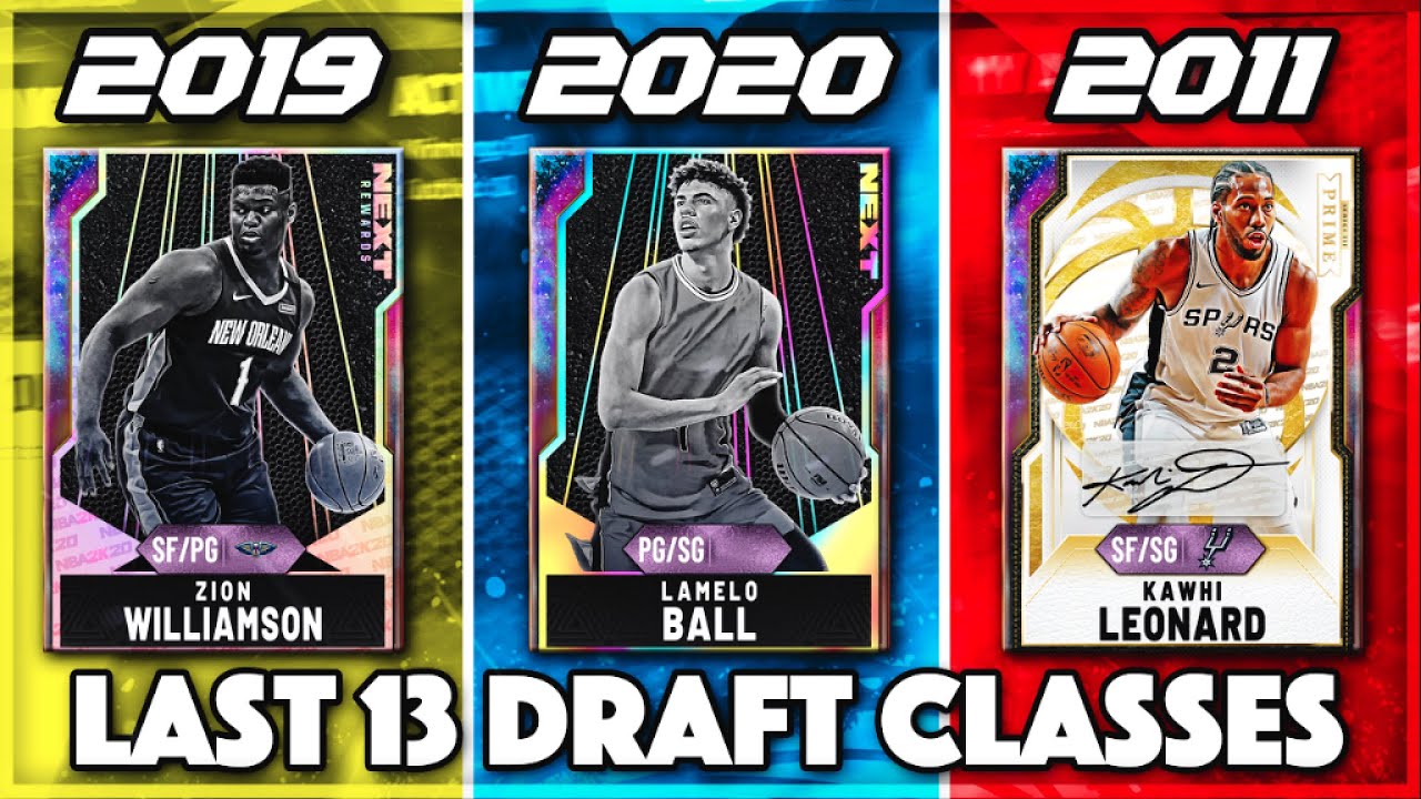 Using ONE PLAYER from the last 13 NBA DRAFT CLASSES in the same squad ...