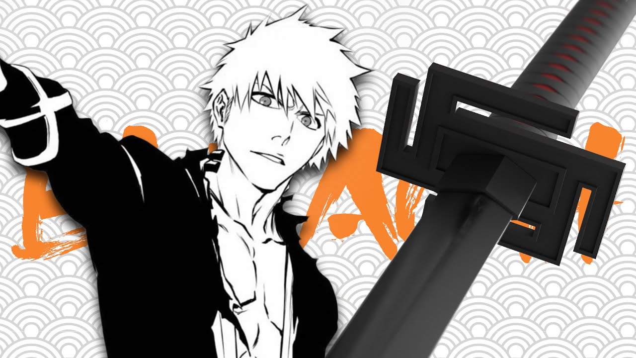 I Made INSANE Bleach's Zangetsu in Honor of New Anime - YouTube