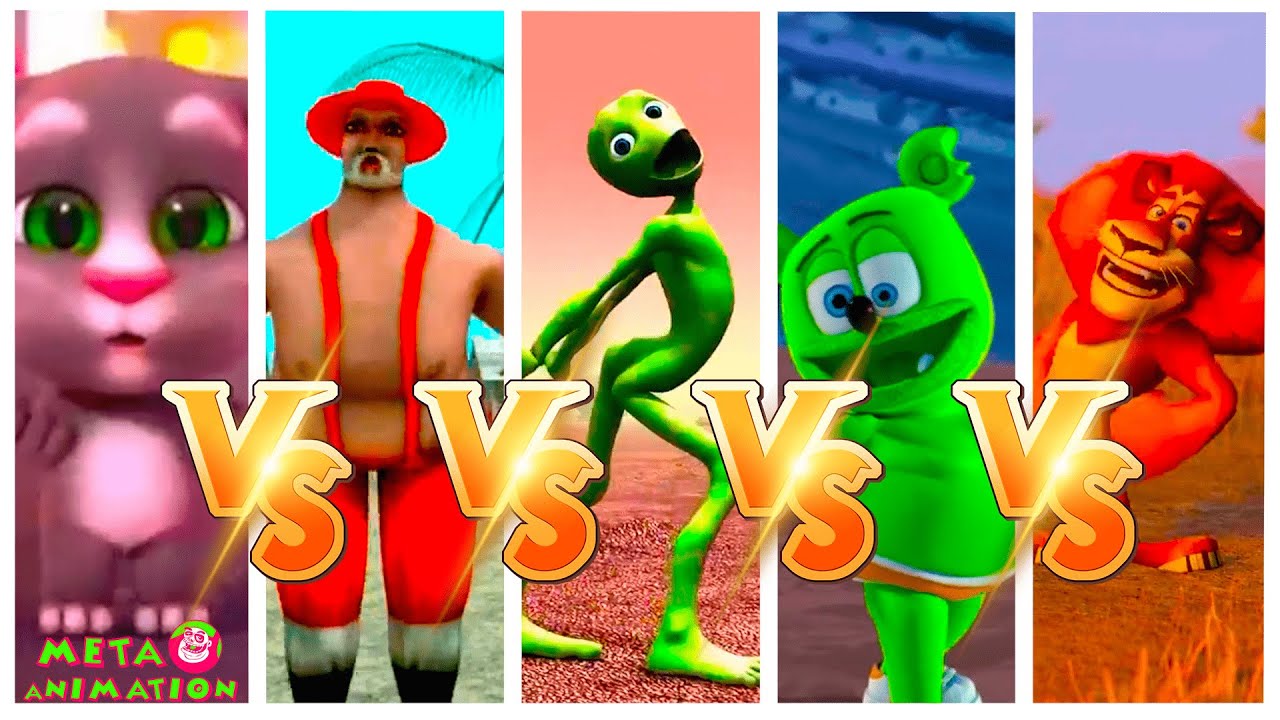 Dance Challenge Dame Tu Cosita vs Bad Santa vs Gummy Bear vs Tom vs ...