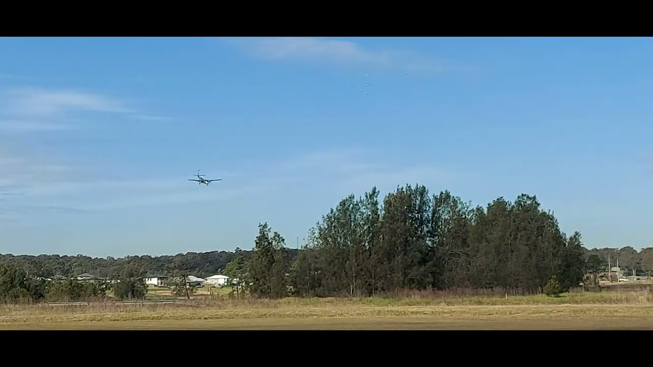 Caribou landing - YouTube