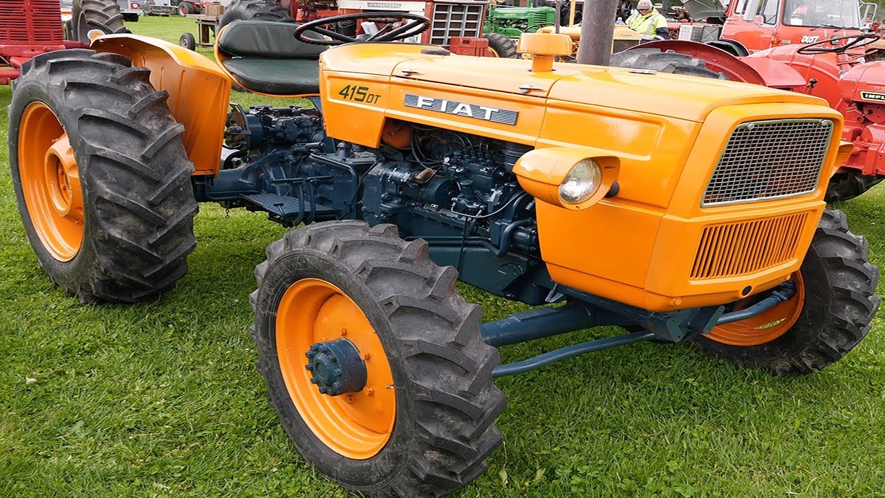 1965-68 Fiat 415DT Tractor in Rangiora - YouTube