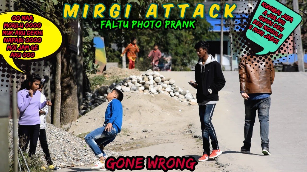 MIRGI ATTACK || FALTU PHOTO || PRANK IN ASSAM ||PRANK TUBE ASSAM - YouTube