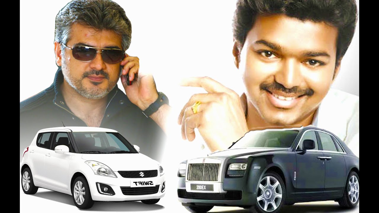 Indian Celebrities and their luxurious cars | Vijay, Surya, Vikram ...