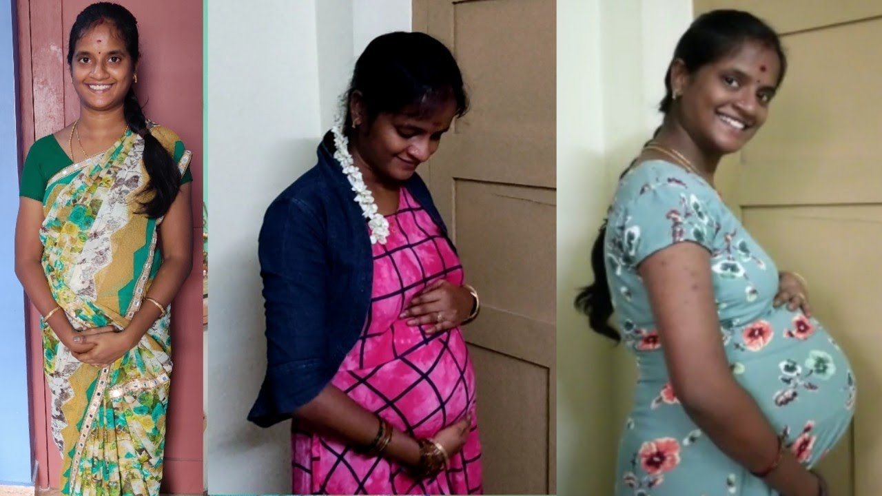 Belly Progression month by month | MY PREGNANCY JOURNEY - YouTube