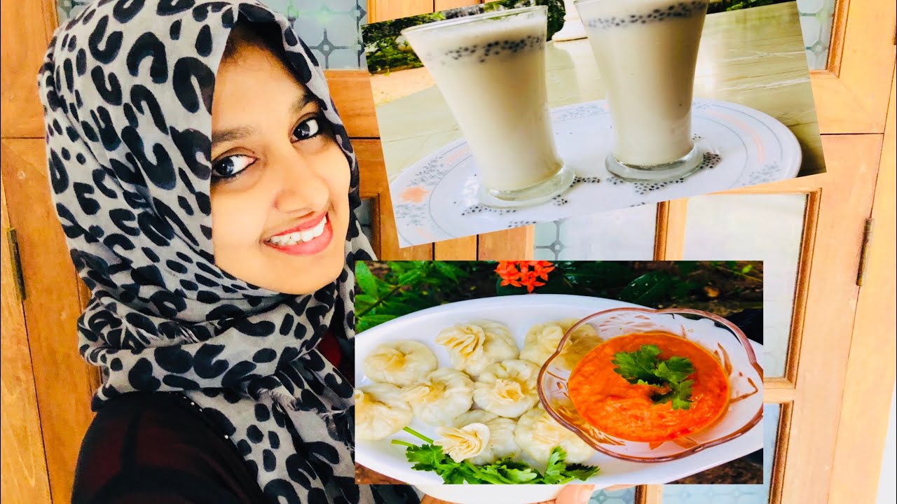Ramadan specials -Chicken Momos | Calicut special Milk sarbath | - YouTube