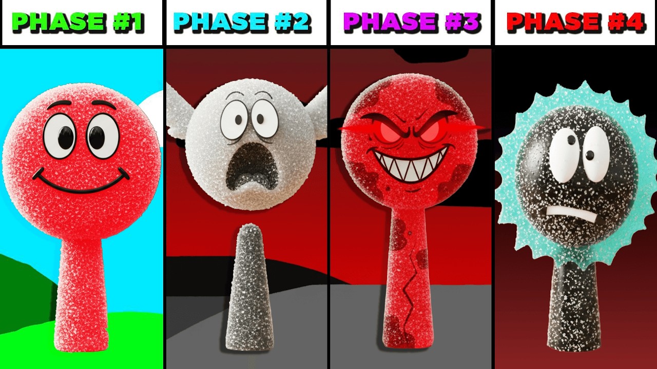 FOOD My Incredibox Sprunki OC: All Red Ball from Phase 1 to Phase 4 # ...