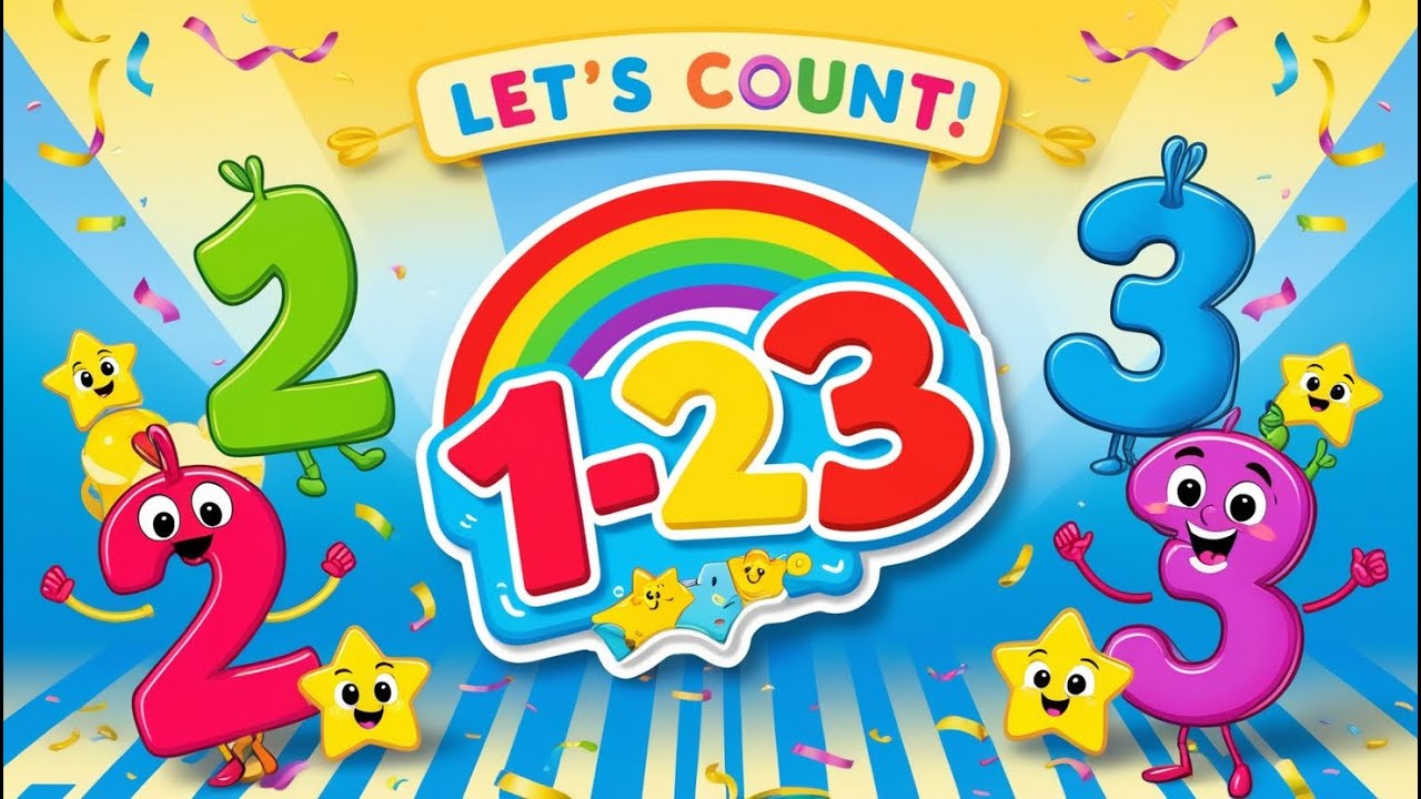"Counting Song for Kids | Learn to Count 1 to 10 | @kidzfuntvv - YouTube