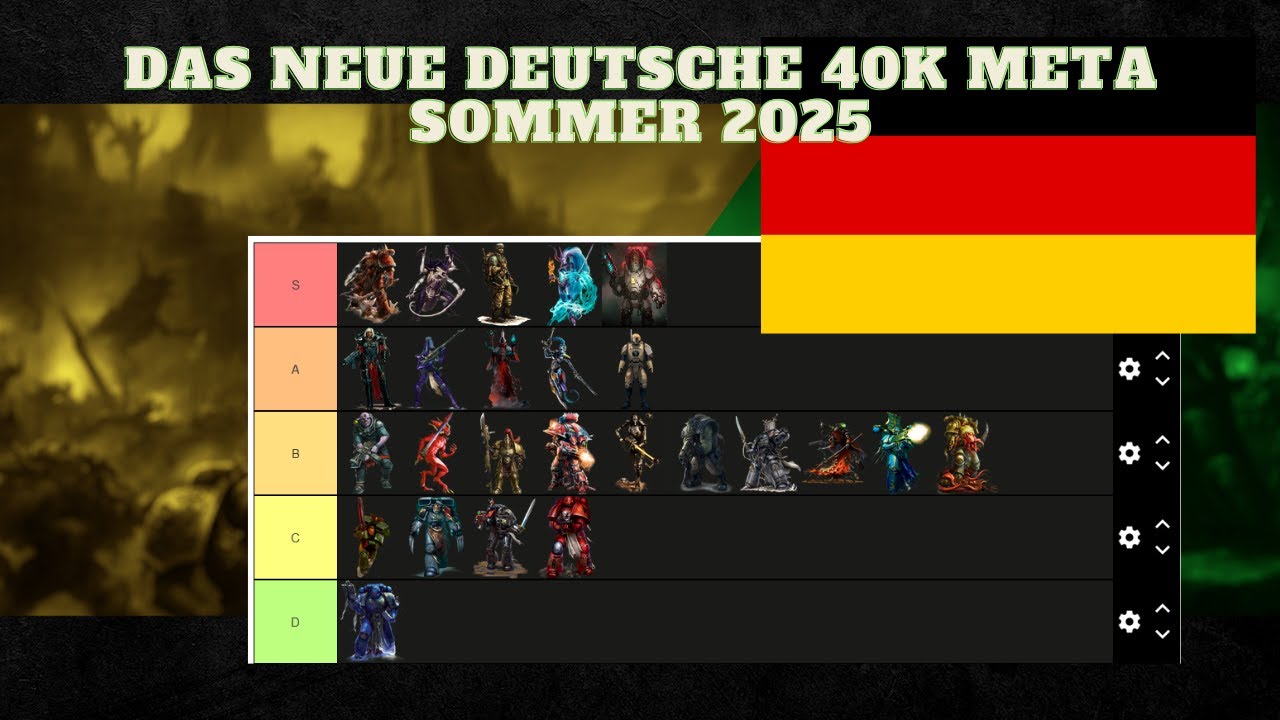 DAS NEUE 40k META IN DEUTSCHLAND - YouTube