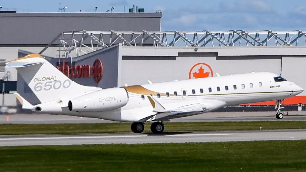 First Flight Bombardier Global 6500 Departing Montreal YUL CYUL first-flight-bombardier-global-6500-departing-montreal-yul-cyul