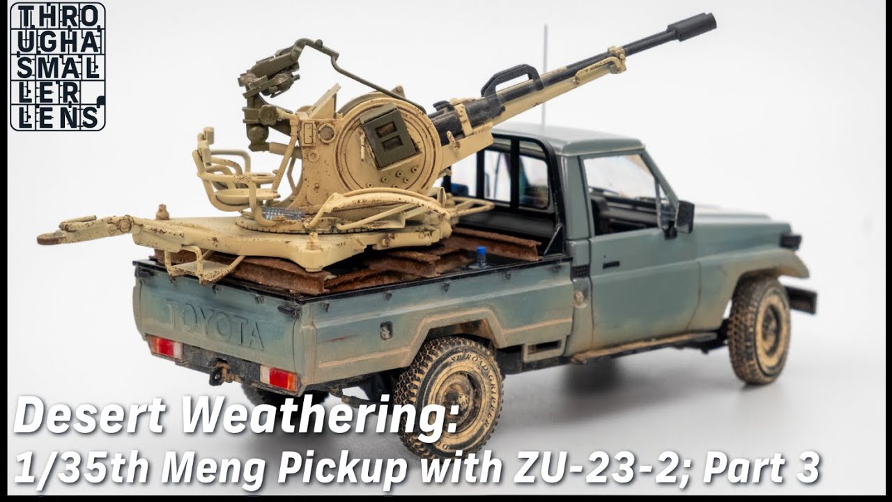 Desert Weathering of a Wheeled Vehicle - Meng's Pickup with ZU-23-2 in ...