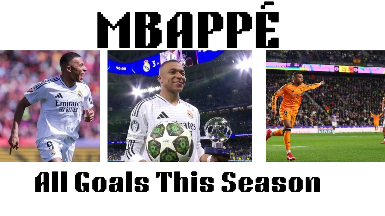 All Mbappé goals this season! - YouTube