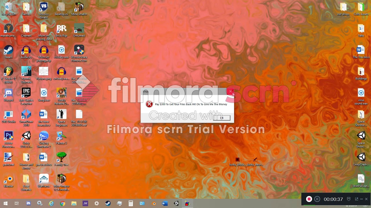 How to escape a virus windows 95+vista+ windows 10 - YouTube