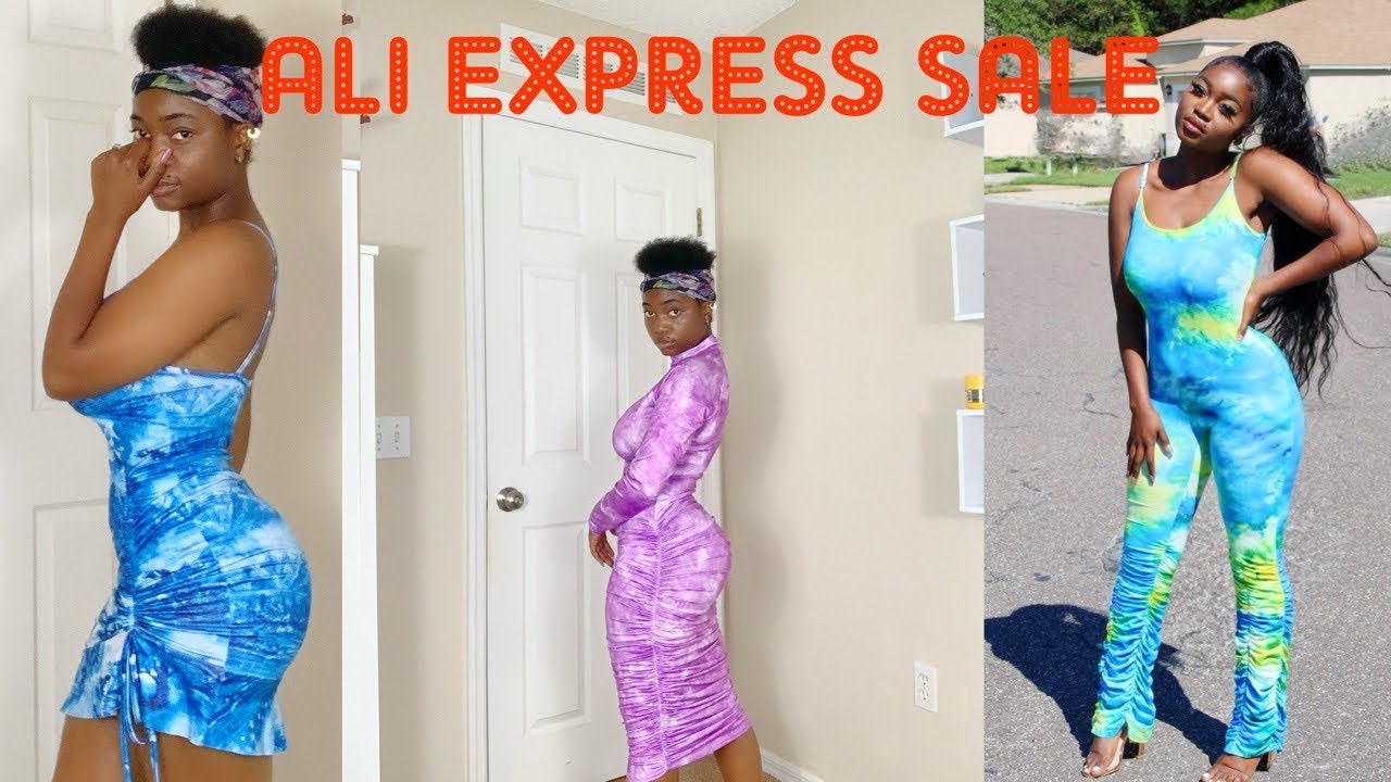ALI EXPRESS SALE [TRY ON HAUL ] - YouTube