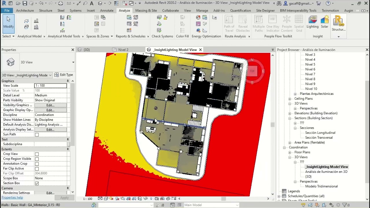 08_Análisis de Iluminación en Revit Insight - YouTube