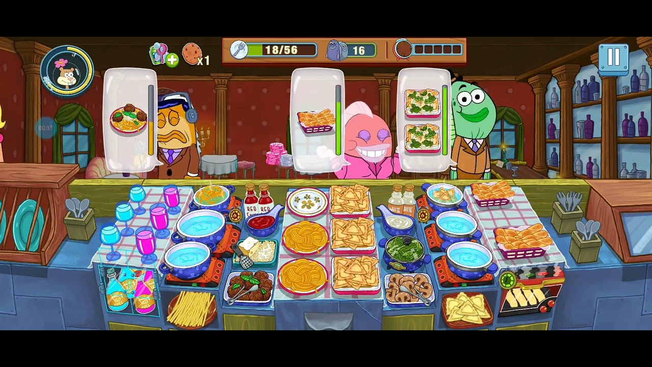SpongeBob: Krusty Cook-Off - Pasta La Vista (Level 87/120) - YouTube