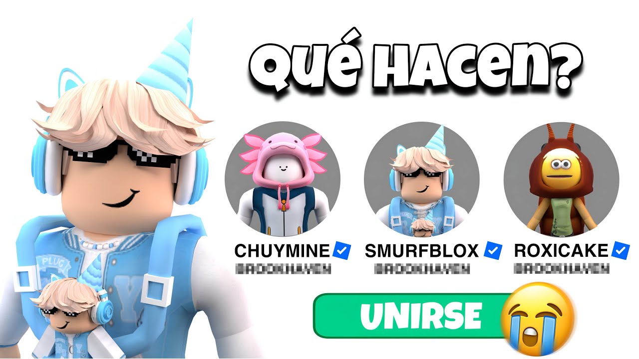 ME UNI a YOUTUBERS FAMOSOS en ROBLOX 👀 - YouTube