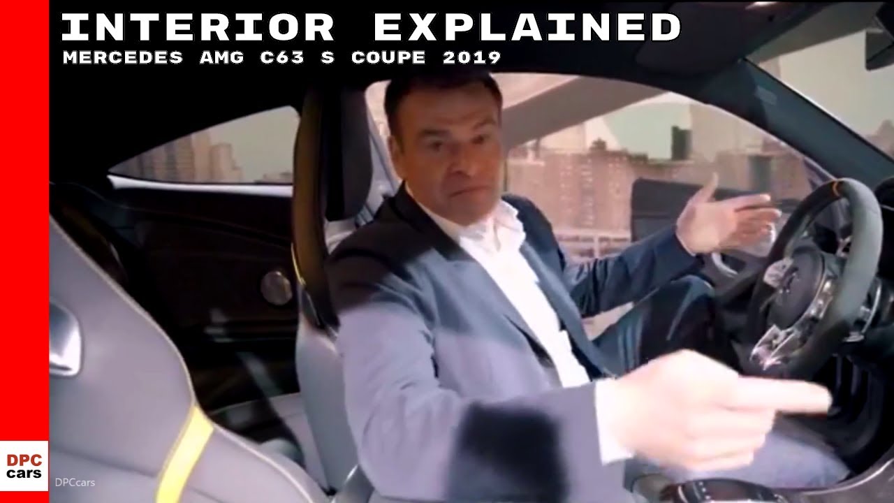 Mercedes AMG C63 S Coupe 2019 Interior Explained - YouTube