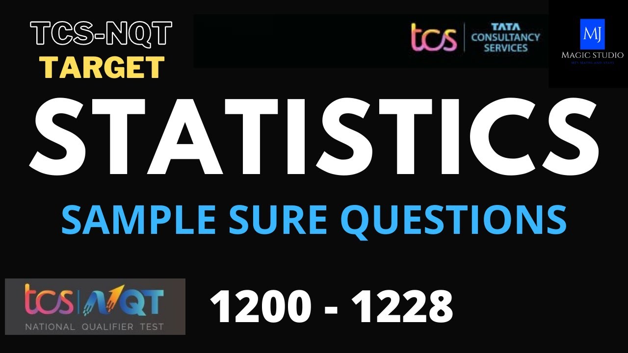 TCS NQT Aptitude Questions With Solutions STATISTICS 1200 1228 tcs-nqt-aptitude-questions-with-solutions-statistics-1200-1228