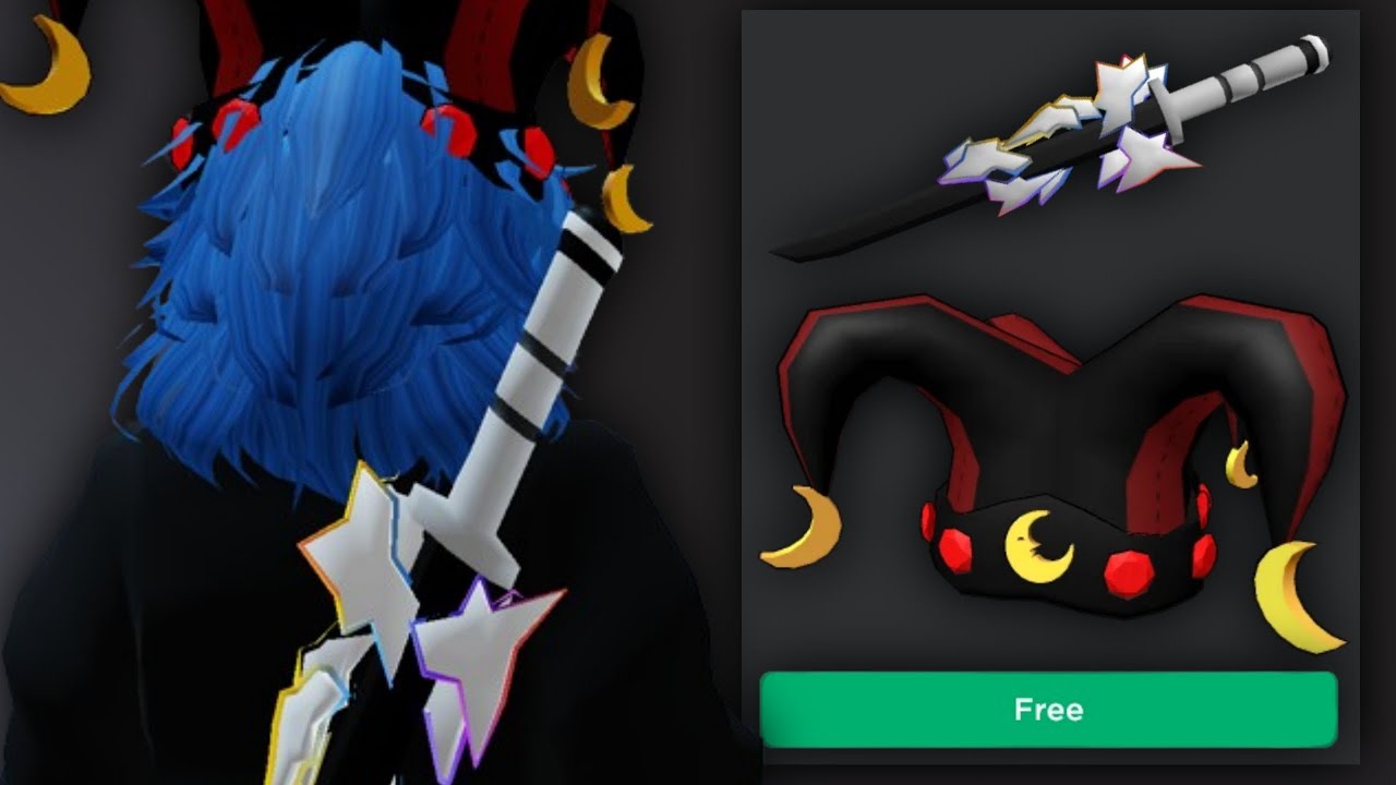 EPIC! 2 ITEM GRATIS BARU Evil Jester Hat & Rapid Rumble Katana DARI ...