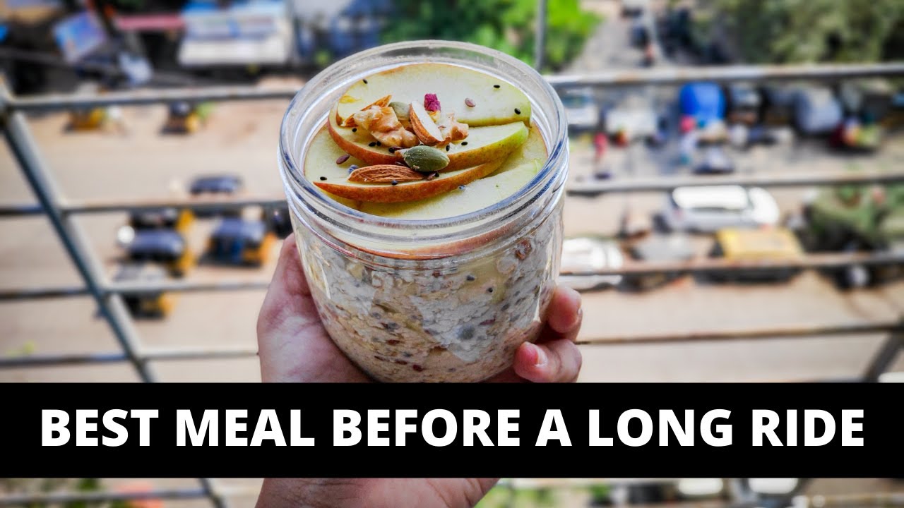 Overnight Oats Cycling Recipe 😋| Pre - ride Meal For Long-Distance ...