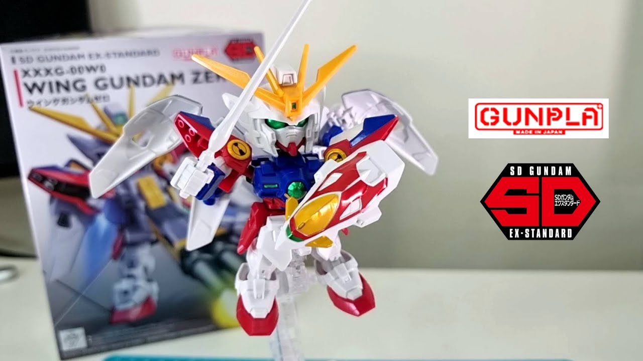 SD Gundam EX Standard Wing Gundam Zero - YouTube