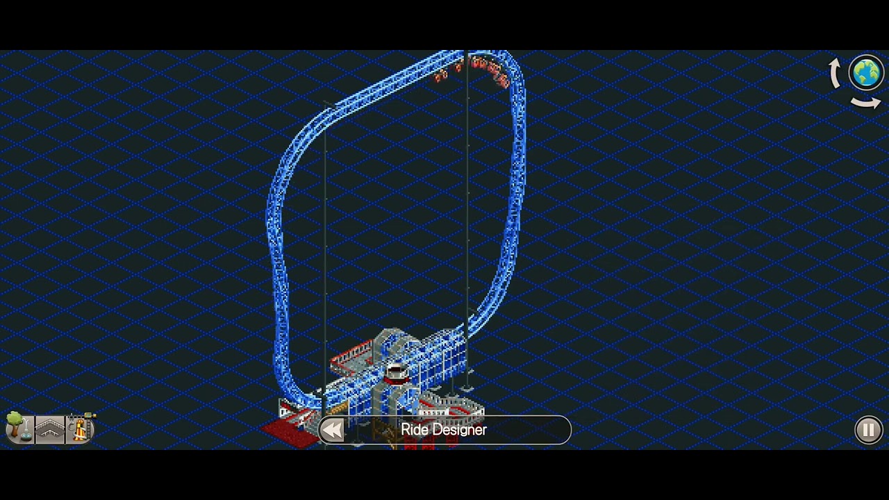 new circulator roller coaster in rct2 - YouTube