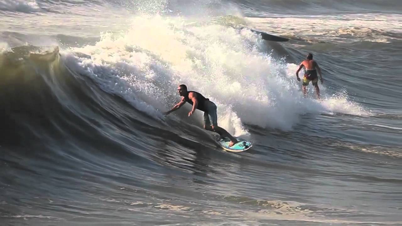 Surfing - Longboard broke in half! | MicBergsma - YouTube