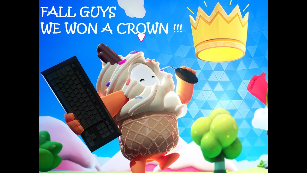 Fall Guys Winning a Crown live !!! - YouTube