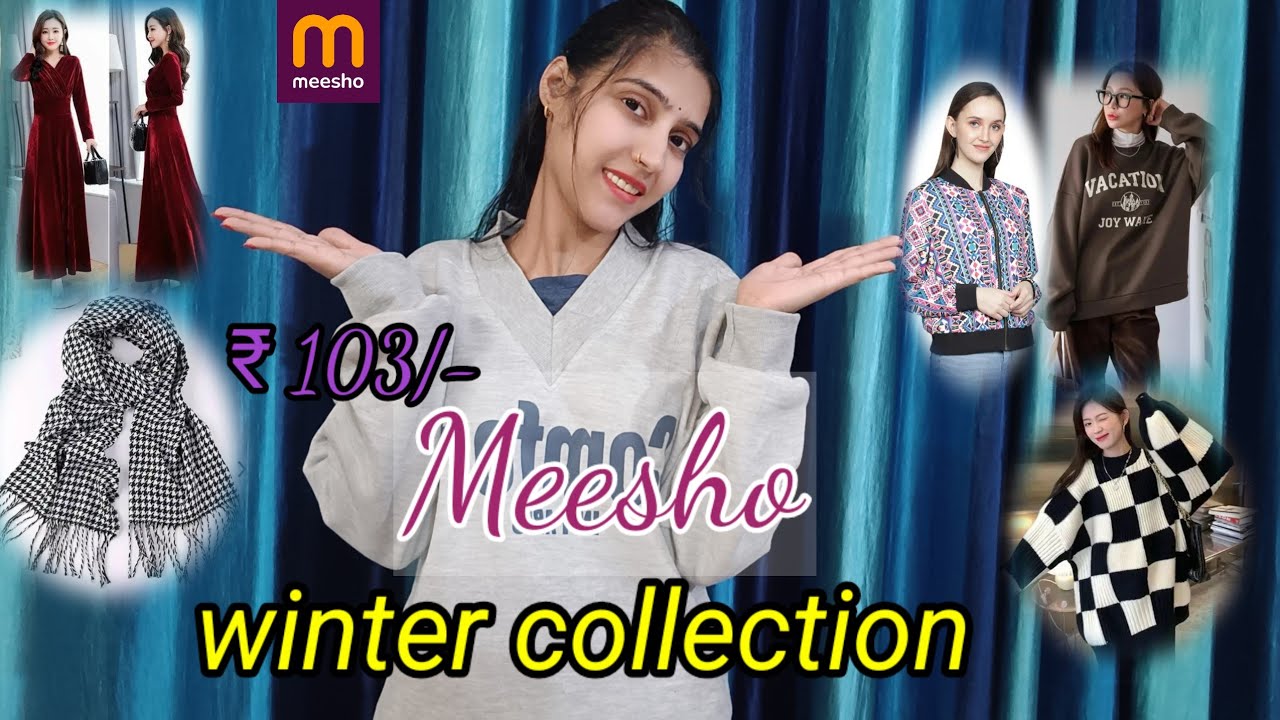 winter collection from meesho || Starting rs.103/- || TryOn haul # ...
