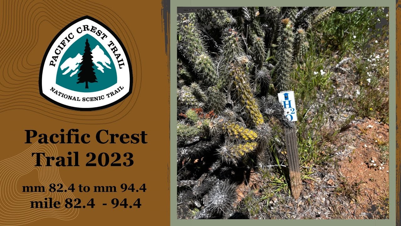 PCT 2023 - Day 9 - Third Gate Water Cache - YouTube