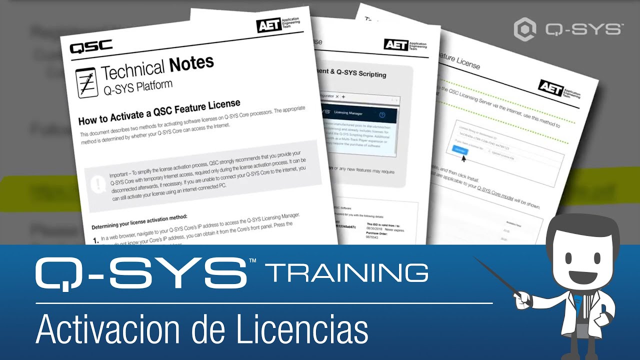 Q-SYS Level One Training | License Activation (SP) - YouTube