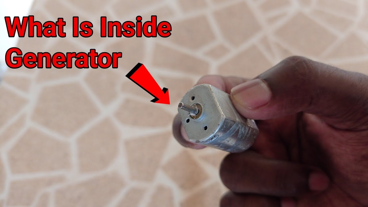 What Is Inside a Generator | How to Work Generator | Experiment Siddh ...