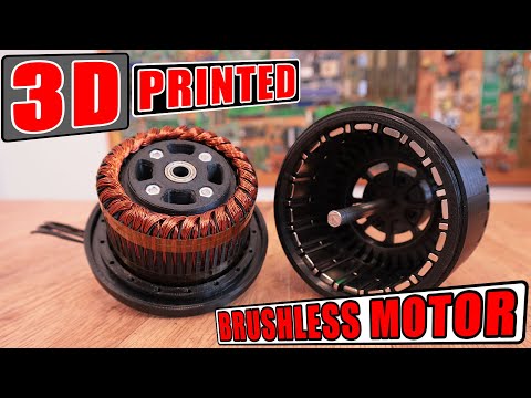I Made a 3D Printed Motor (And It Works!)