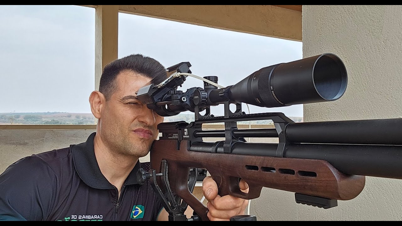 Benchrest a 25 com a PCP Zone Rexmex 5,5mm com chumbinho JSB - YouTube