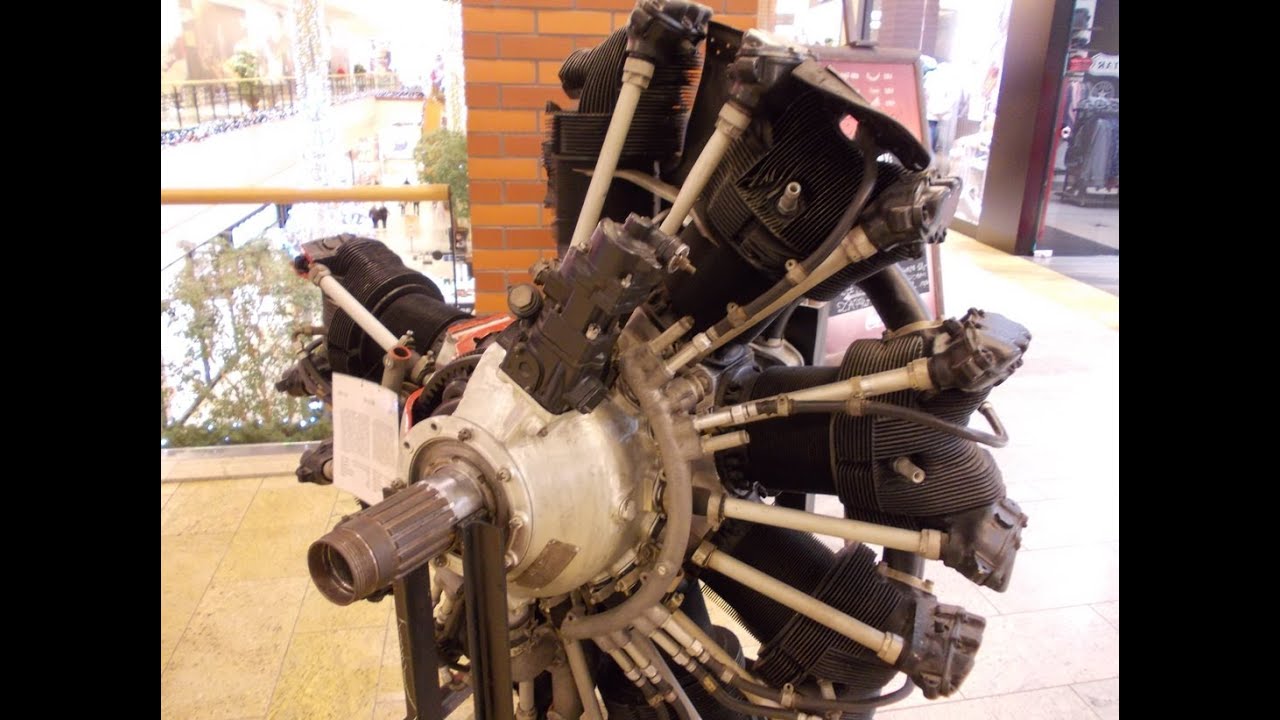 Soviet military airplane engine - YouTube