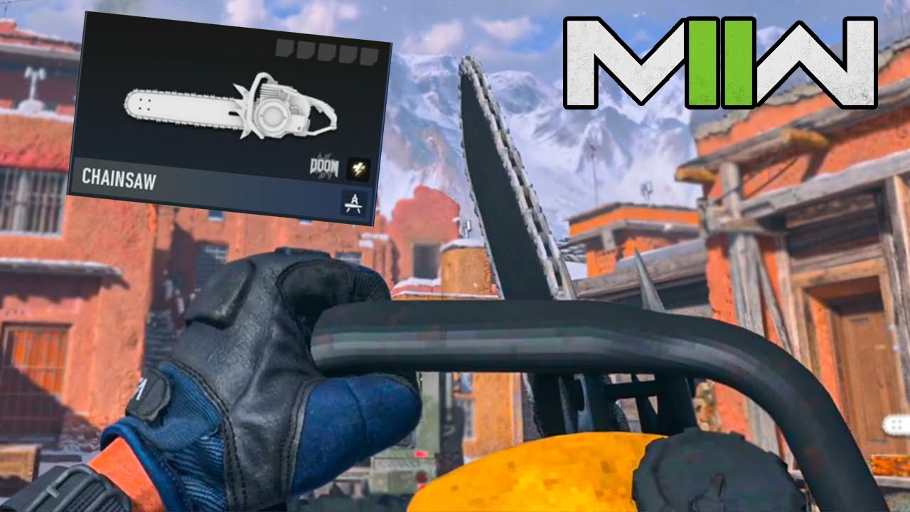 They added a CHAINSAW in Call of Duty - YouTube