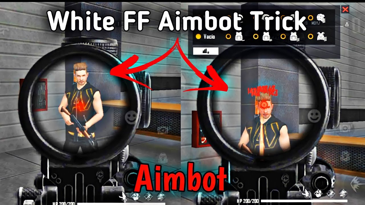 White FF Aimbot Trick🤖Tutorial | White FF UMP Aimbot Tutorial | Only Red Number UMP Trick - YouTube