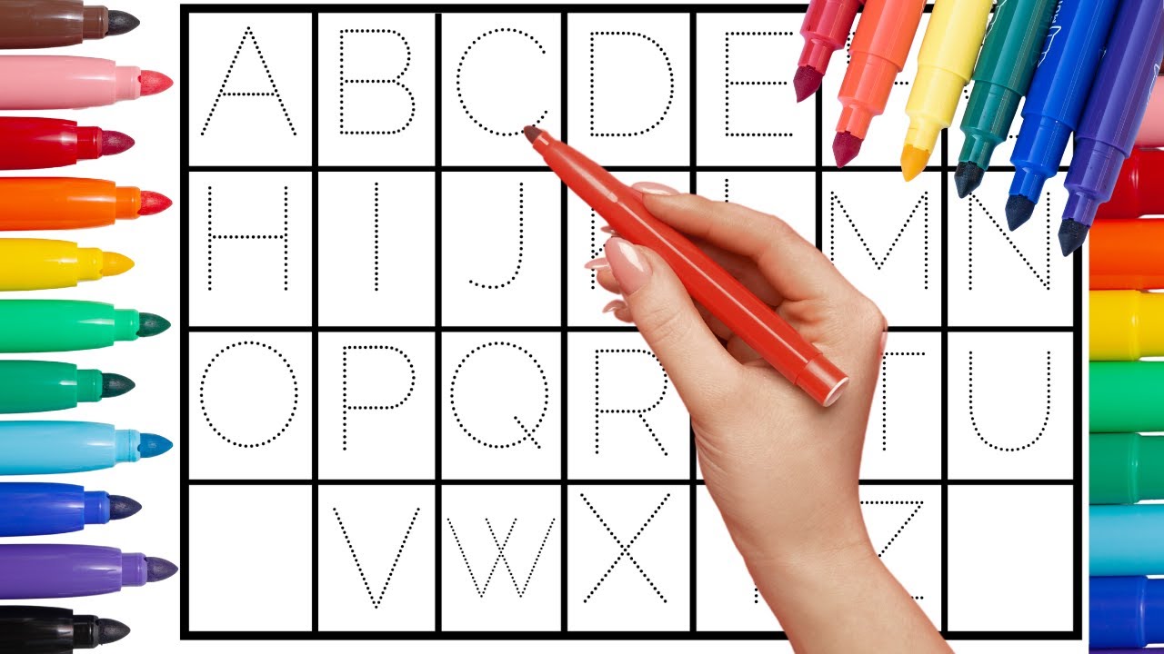 Fun Educational Video for Kids: English Alphabet Upper and Lower Case ...