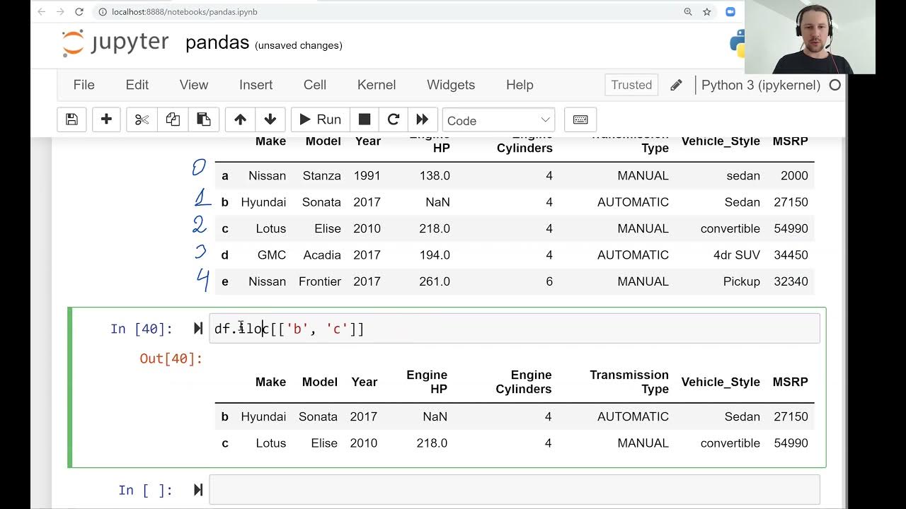 ML Zoomcamp 1.9 - Introduction to Pandas - YouTube