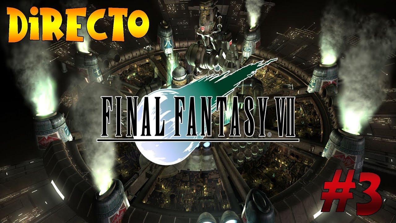 Final fantasy VII - PS1 - Directo #3 - Explorando el mapa - Junon - El ...